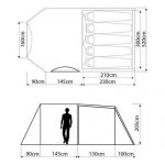 Eurohike Rydal 500 Tent Review - 3 Rooms & Dark Rest Design | Family ...