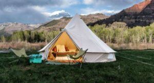 Stout Bell Tent 100% Cotton Canvas 4M & 5M | Family Camp Tents
