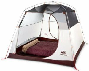 REI Grand Hut 6 Review (Very Tall Tent & Aluminum Poles) | Family Camp ...