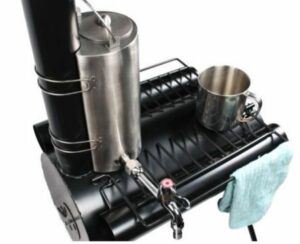 TMS Portable Military Camping Wood Stove Tent Heater Review