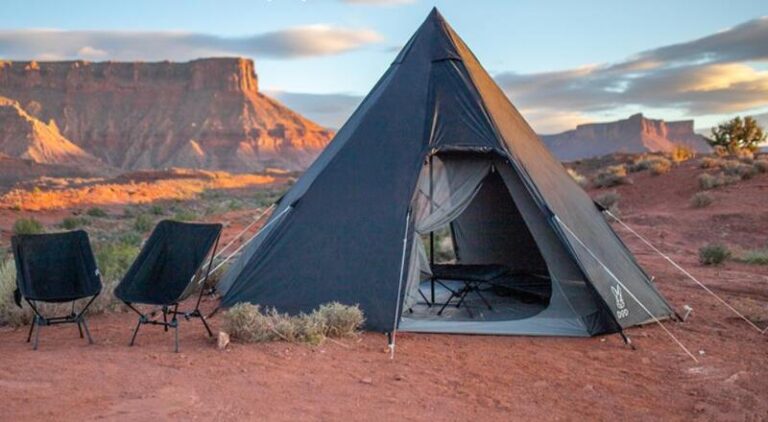 DOD Outdoors One Pole Tent - Large Two-Layer Teepee (Tipi)